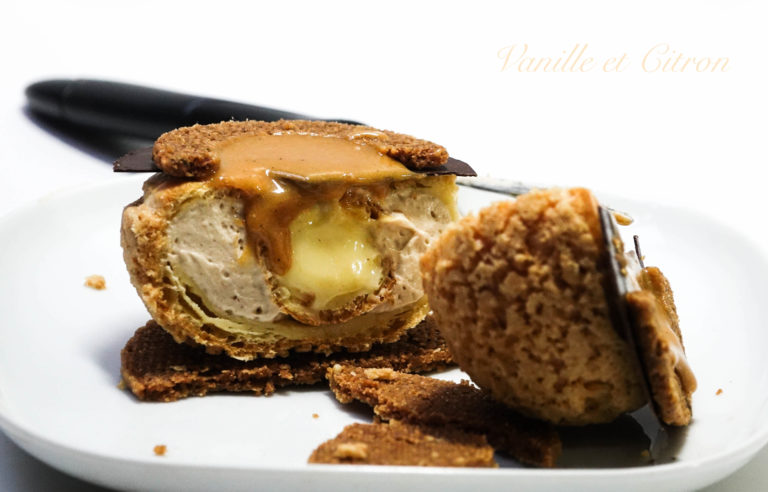 Chou praliné-citron-yuzu - Vanille et Citron